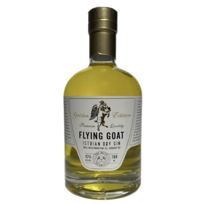 Flying goat – Istrian dry gin Golden Edition – Istarska kapljica